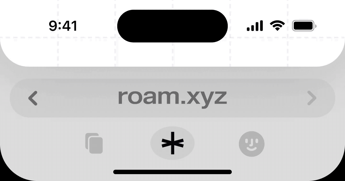 Roam: The social onchain browser